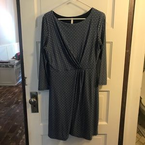 Gilli | Dresses | Gilli Viola Dress In Blue And White Print L | Poshmark